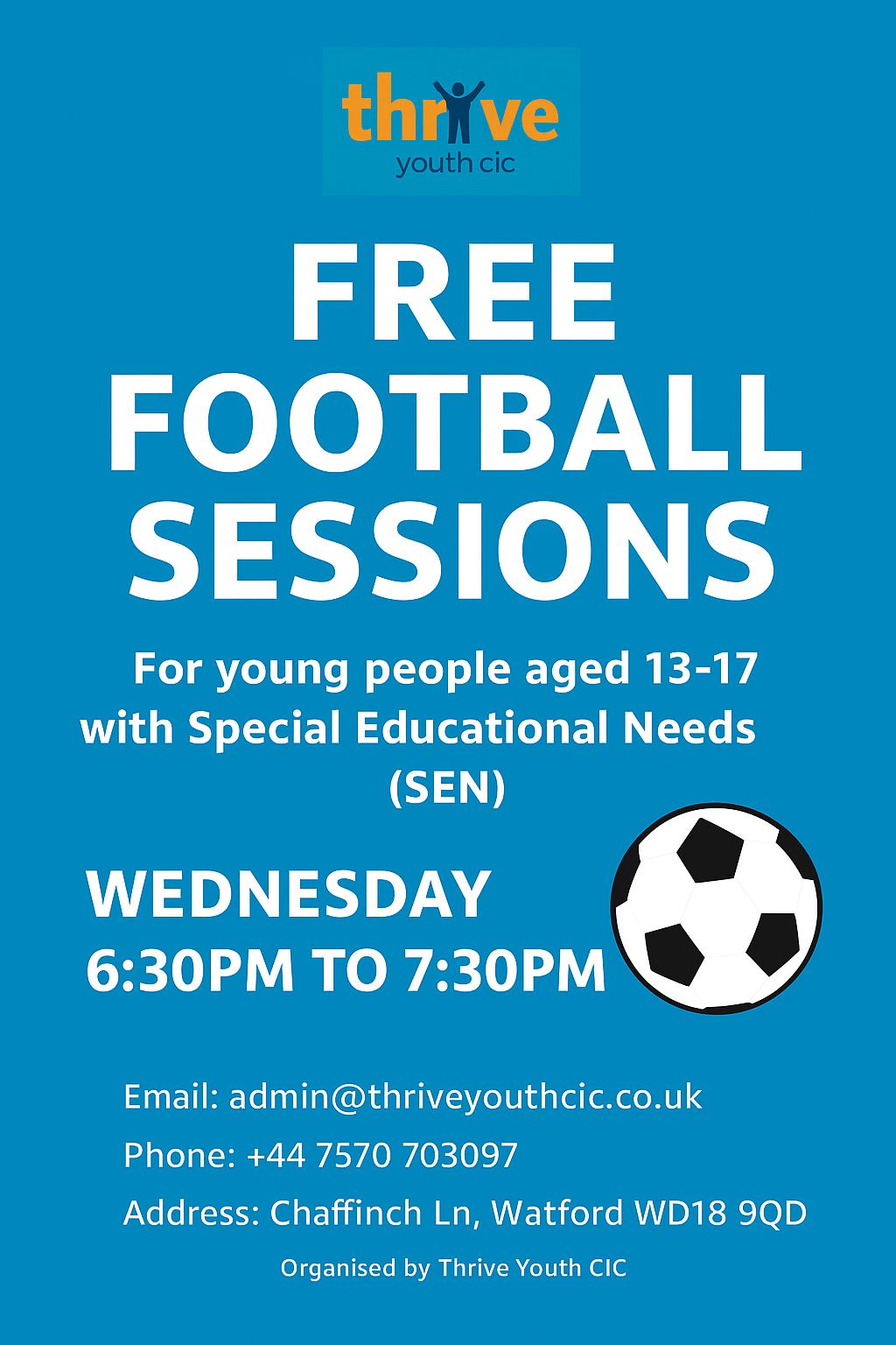 Thrive Youth CIC | Helping young people reach their full potential